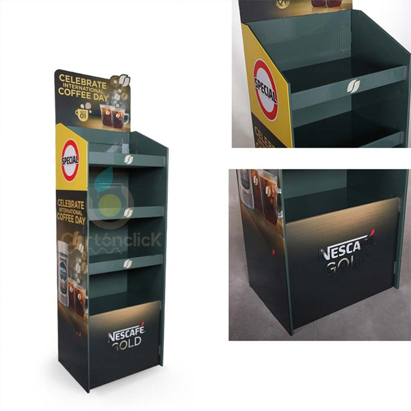 Exhibidor De Carton Para Productos Ep01 Cartonclickshop