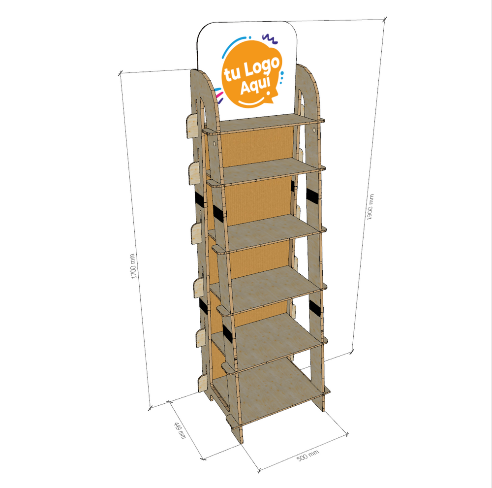 Exhibidor Ecológico - Optimus – cartonclickshop